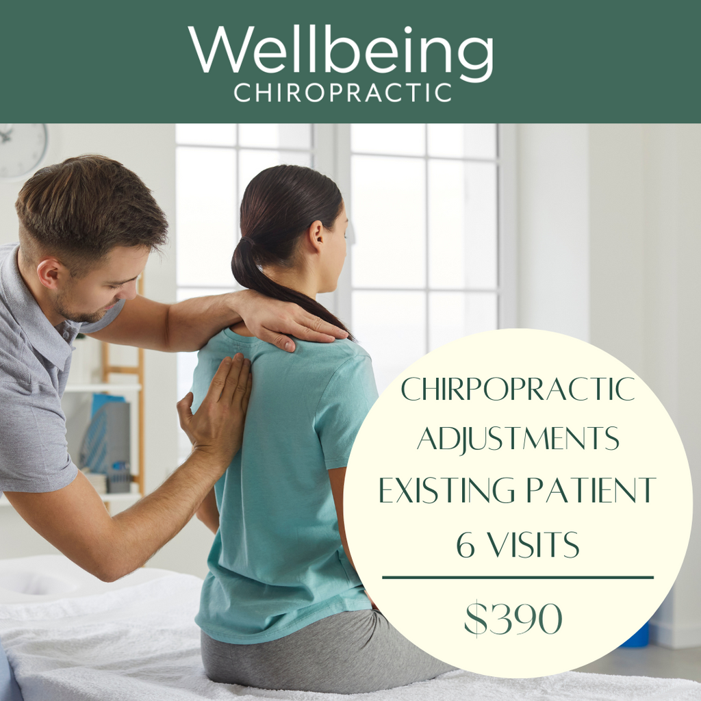 Chiropractic - Existing Patient - 6 visits – Wellbeing Chiropractic